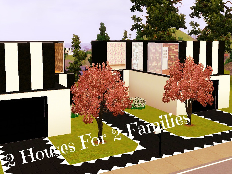 The Sims Resource | 2 Houses In 1 Lot