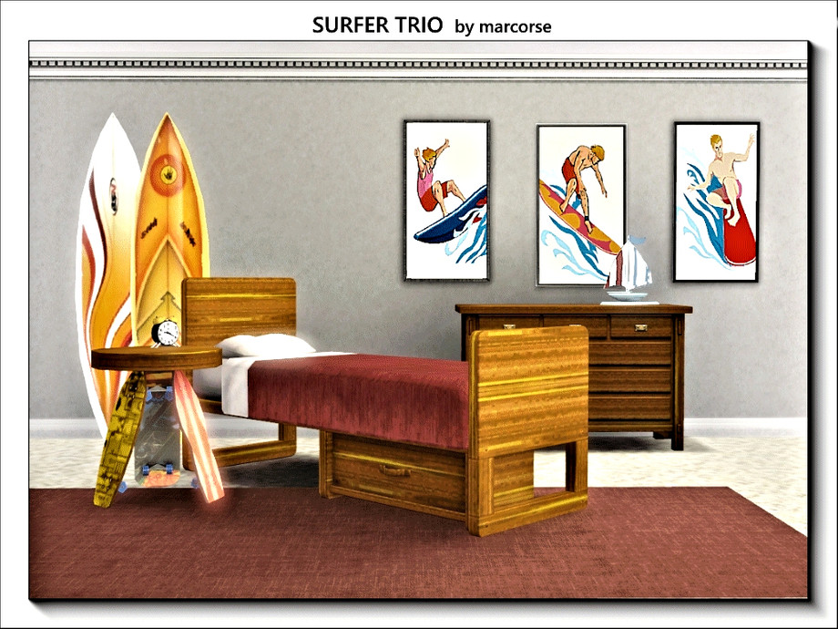 The Sims Resource | Surfer Trio_marcorse
