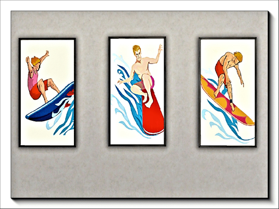 The Sims Resource | Surfer Trio_marcorse