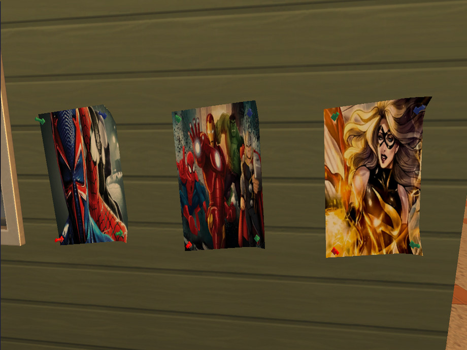 The Sims Resource | Super Hero Themed Posters