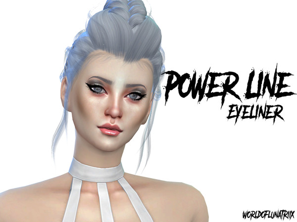 The Sims Resource | Power Line Eyeliner