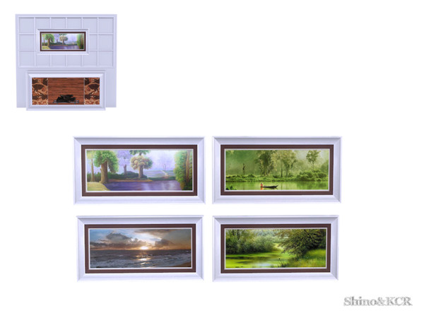 The Sims Resource | Living CliveC - Painting Frame white