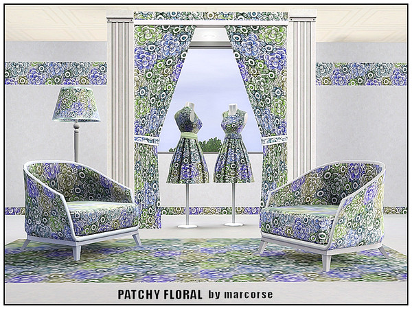 The Sims Resource - Patchy Floral_marcorse