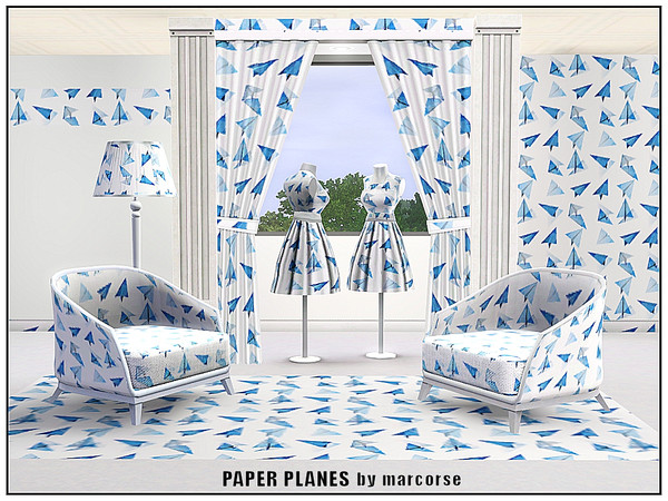 The Sims Resource | Paper Planes_marcorse