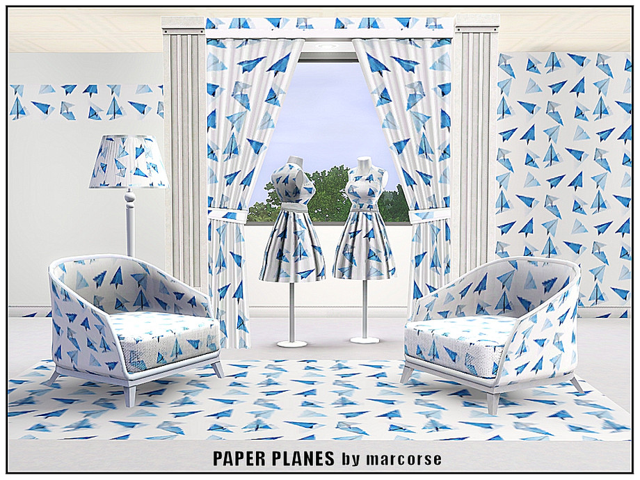 The Sims Resource | Paper Planes_marcorse