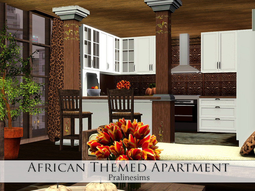 The Sims Resource - African Themed Apartment