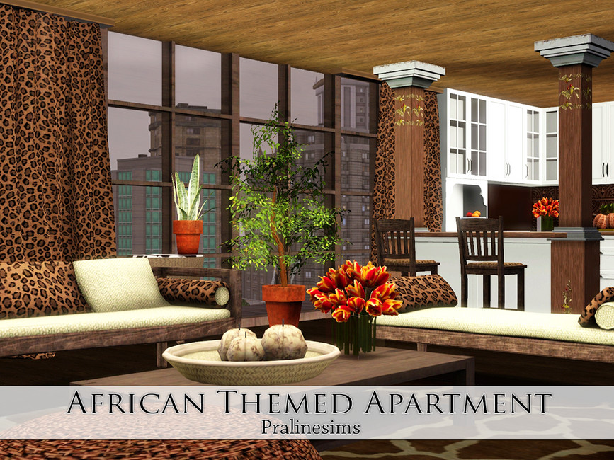 The Sims Resource - African Themed Apartment