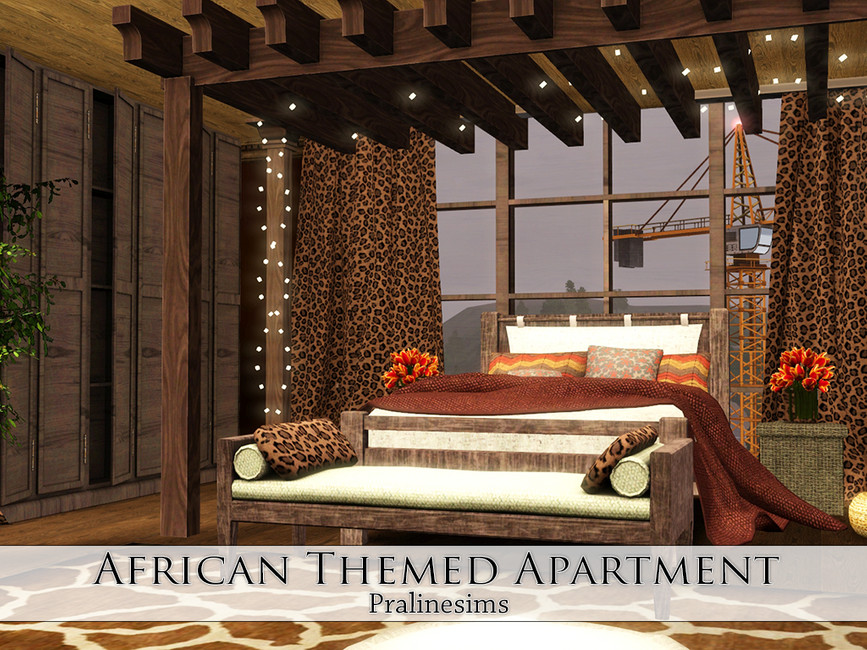 The Sims Resource - African Themed Apartment