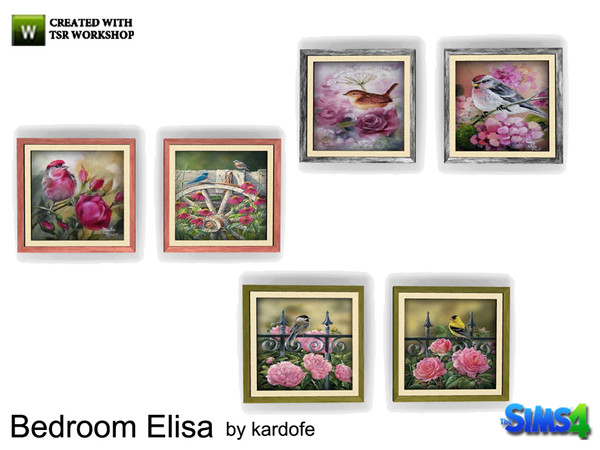The Sims Resource | kardofe_Bedroom Elisa_Picture