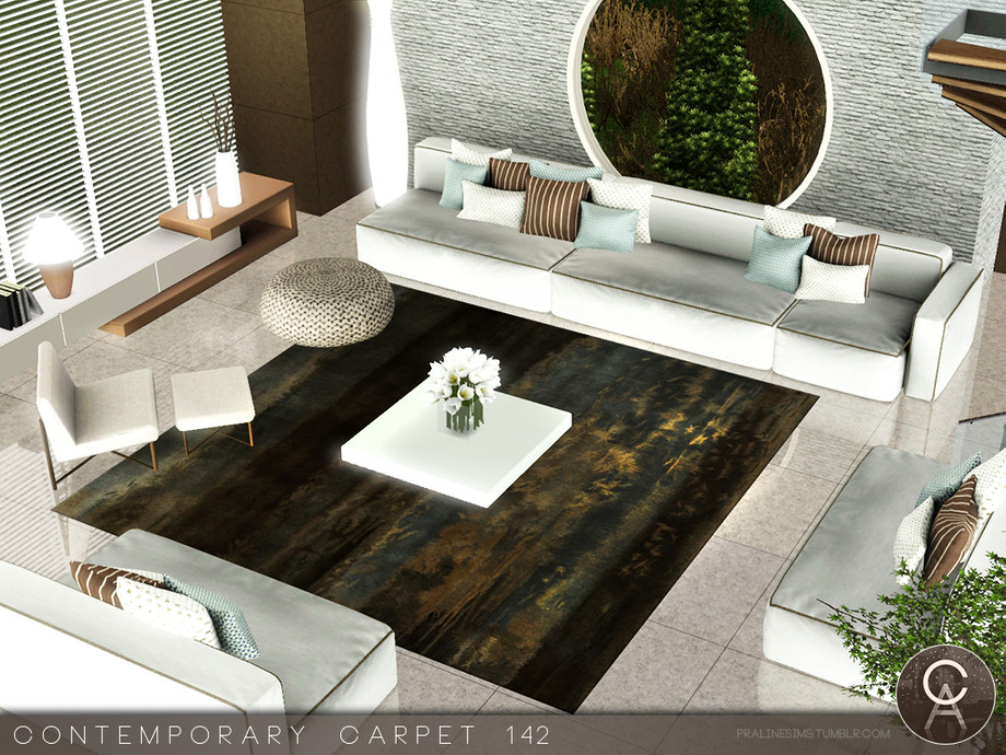 The Sims Resource | Contemporary Carpet 142