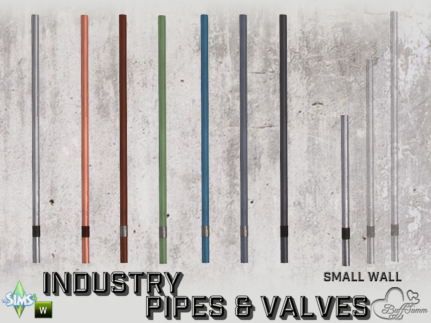 The Sims Resource - Industry Pipes Small SW