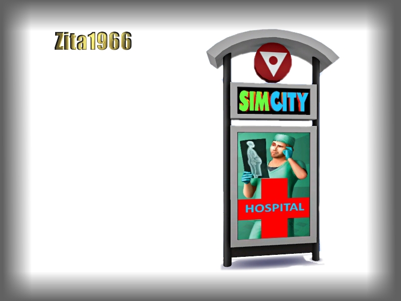 The Sims Resource | HOSPITAL SIGN