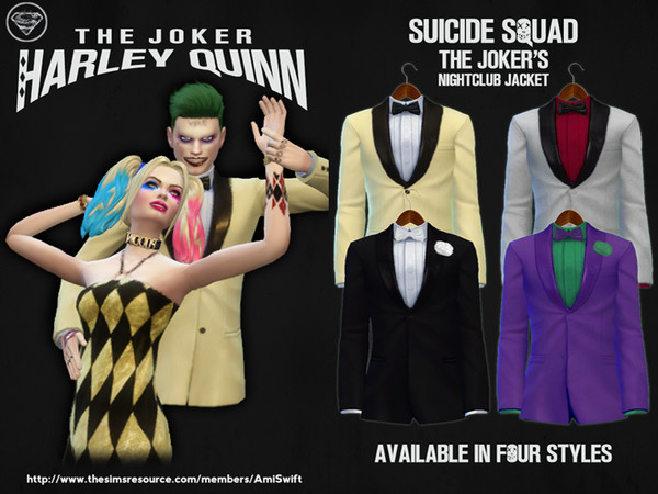 The Sims Resource | The Joker Suit Jacket