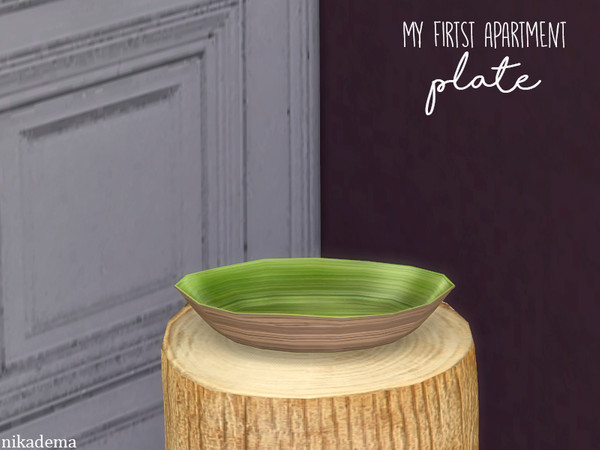 The Sims Resource | Nikadema My First Apartment Plate