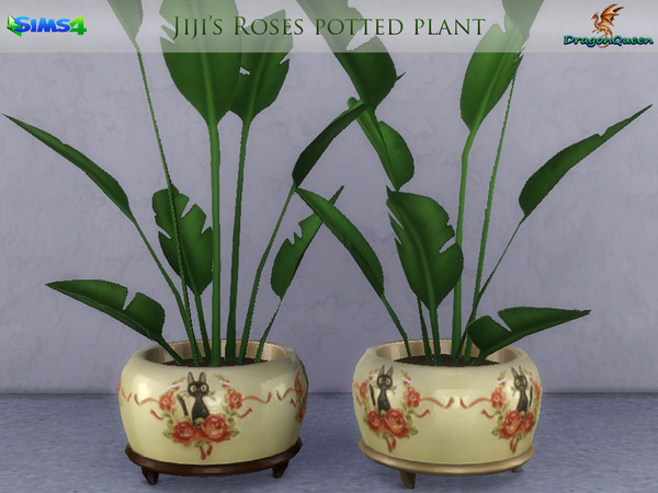The Sims Resource | JiJi's Roses Potted Plant