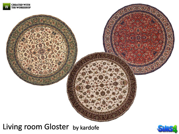 The Sims Resource | kardofe_Living room Gloster_Rug