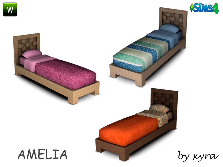 The Sims Resource - Amelia single bed