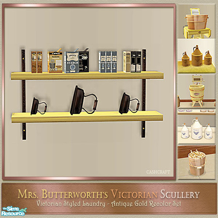 The Sims Resource | Mrs. Butterworth's Scullery Shelf