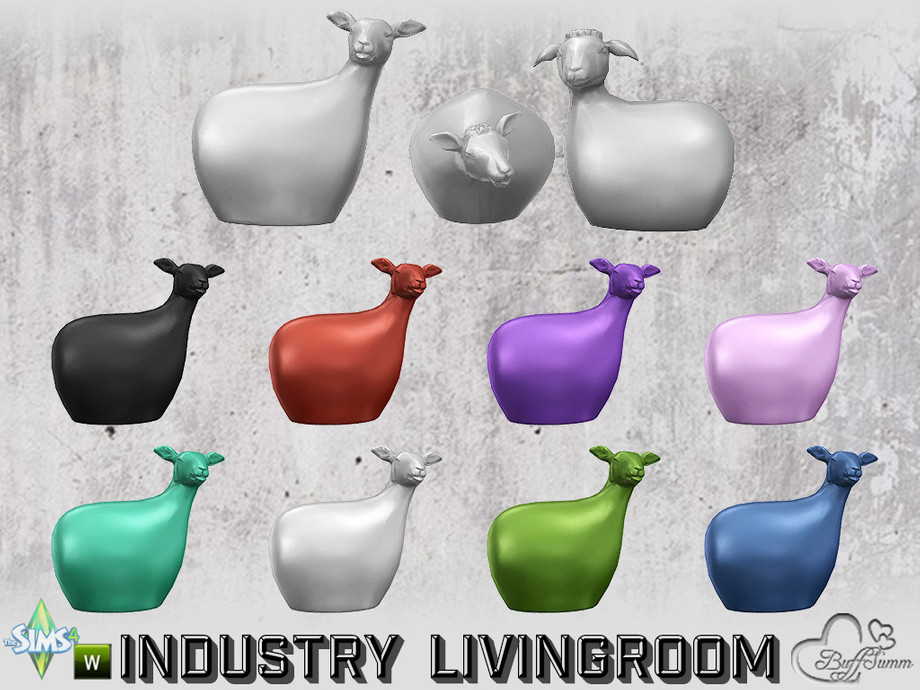 The Sims Resource | Livingroom Industry Deco Sheep v1