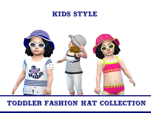 The Sims Resource | Toddler Fashion Hat Collection