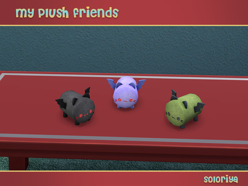 The Sims Resource | My Plush Friends Bat Decorative Toy