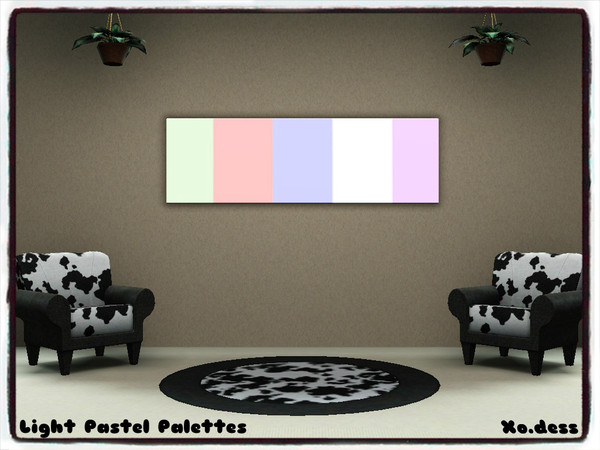 The Sims Resource - Dess_Light Pastel Palettes