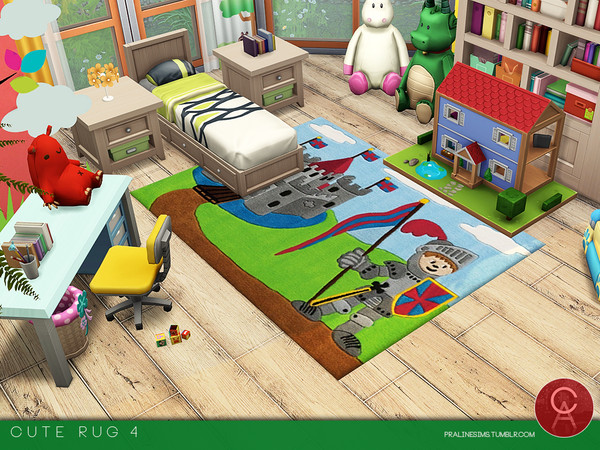 The Sims Resource | Cute Rug 4