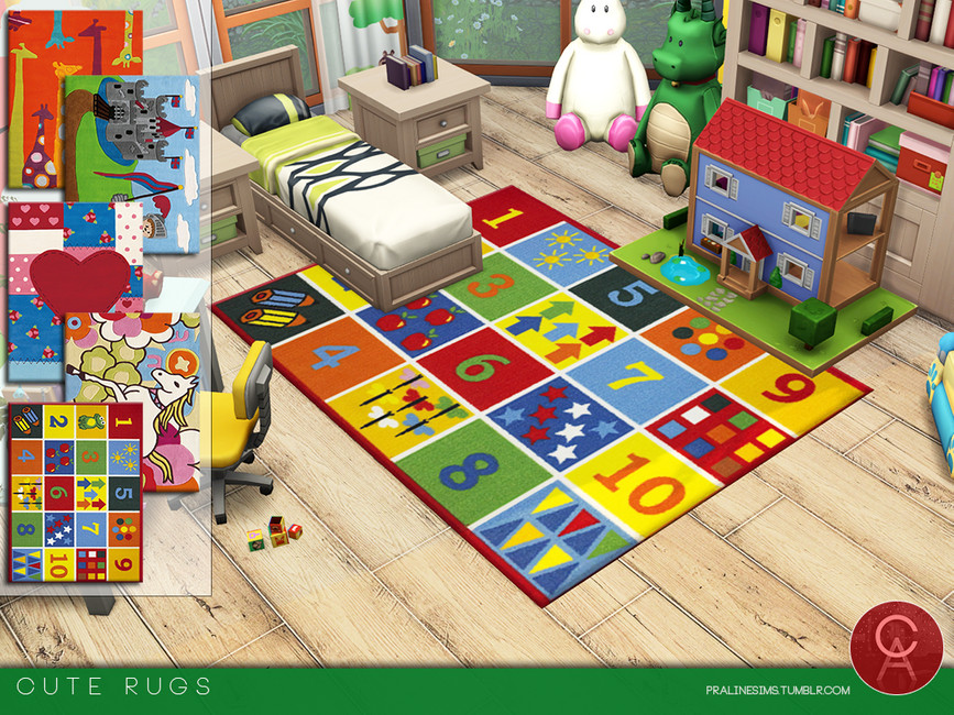 The Sims Resource - Cute Rugs