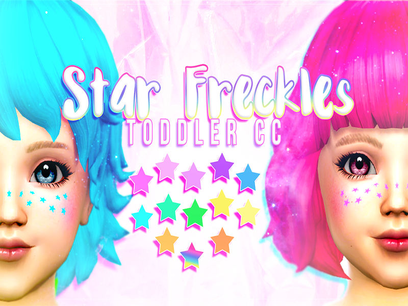 The Sims Resource | Toddler: Star Freckle Face Paint