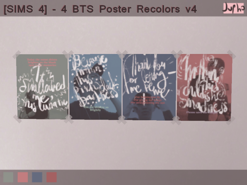 Bts posters sims 4 cc - polflogix