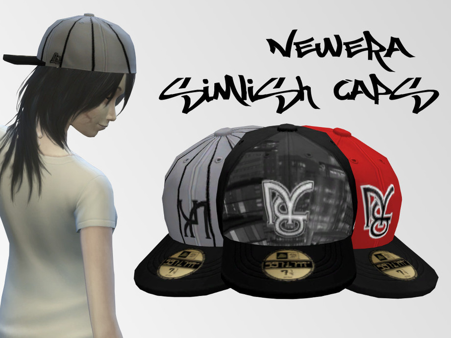 The Sims Resource | NewEra Simlish Caps