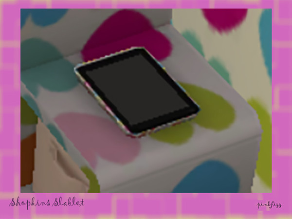 The Sims Resource | Pinkfizz Shopkins Heart Slablet