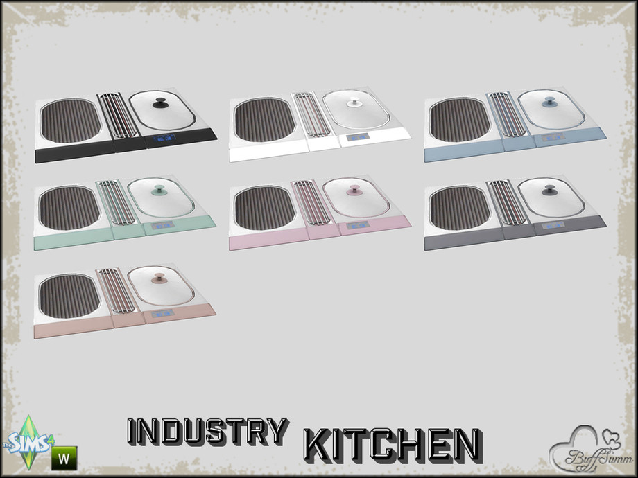 The Sims Resource | Kitchen Industry Cooktop Deco v1