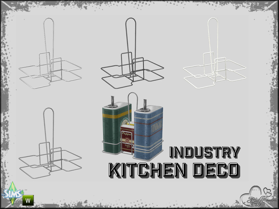 The Sims Resource | Kitchen Industry Deco Rack
