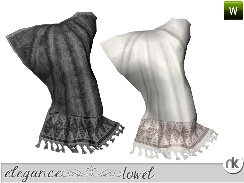The Sims Resource | Elegance Bathroom Towel