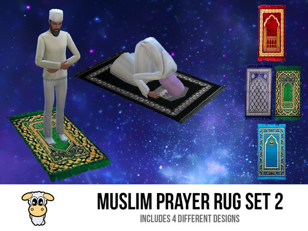 The Sims Resource | indiaskapie's Muslim Prayer Rug Set 2