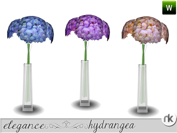 The Sims Resource | Elegance Bathroom Hydrangea
