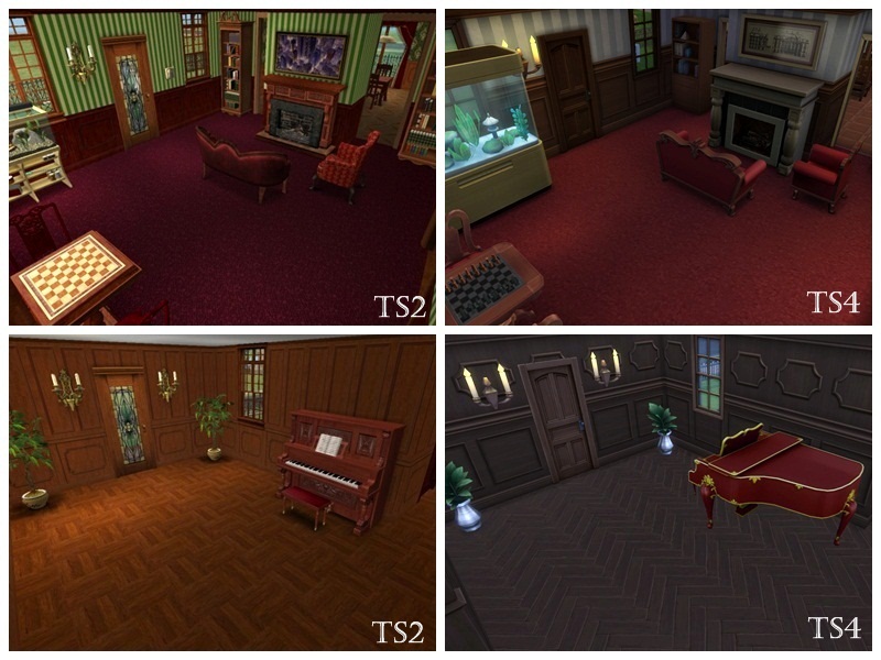The Sims Resource | TS2 to TS4 Goth's family house NO CC