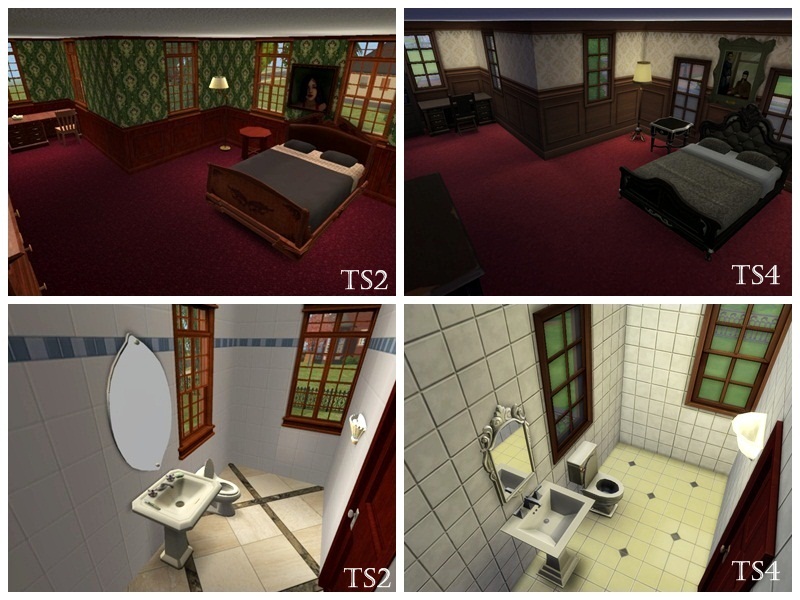 The Sims Resource | TS2 to TS4 Goth's family house NO CC