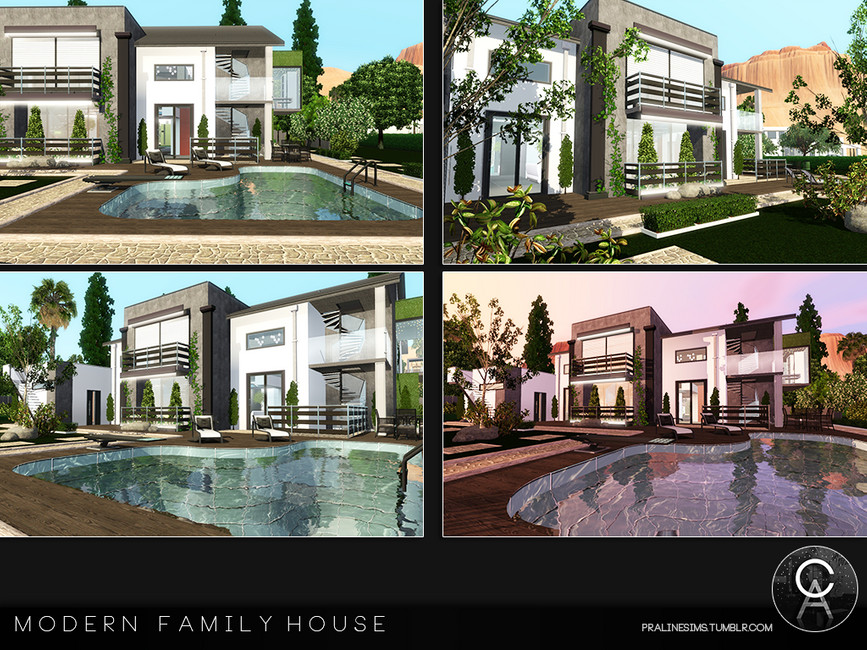 The Sims Resource - Modern Family House