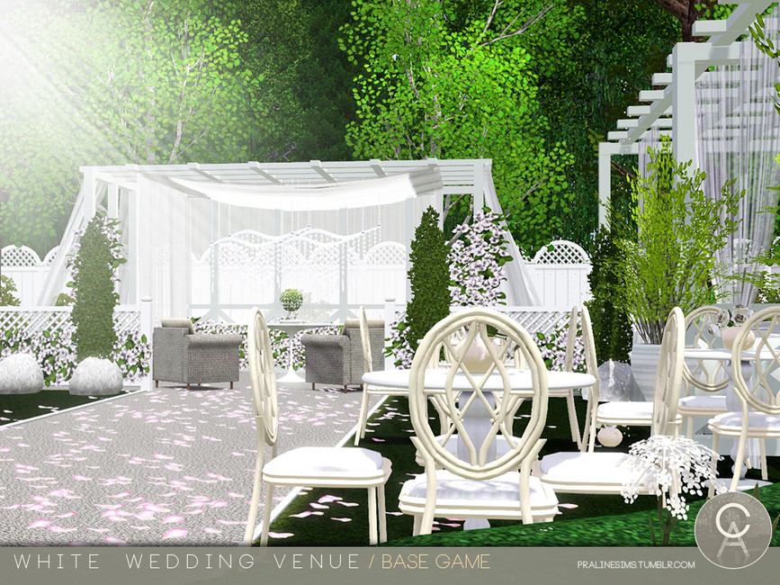 The Sims Resource - White Wedding Venue