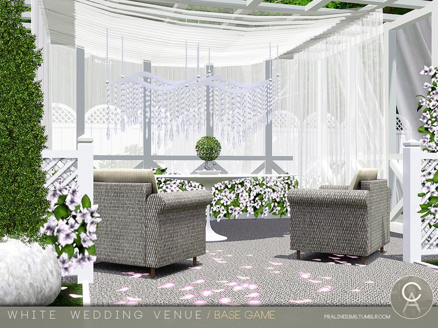 The Sims Resource - White Wedding Venue