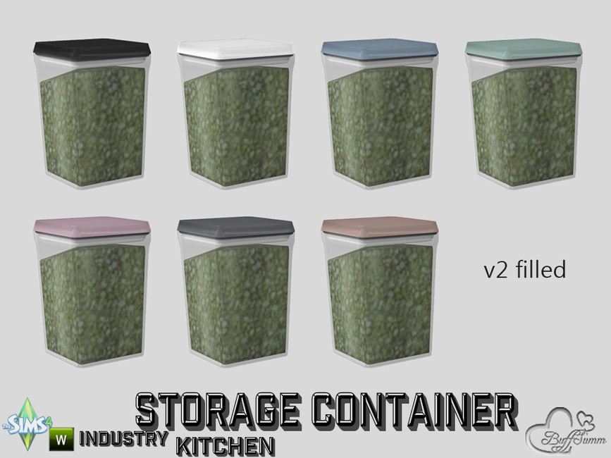 The Sims Resource - Kitchen Storage Container v2 filled