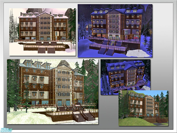 The Sims Resource | Moroz Vista Ski Resort Hotel