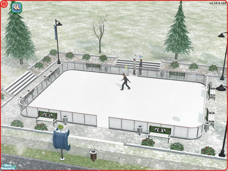 The Sims Resource - Town Ice Rink