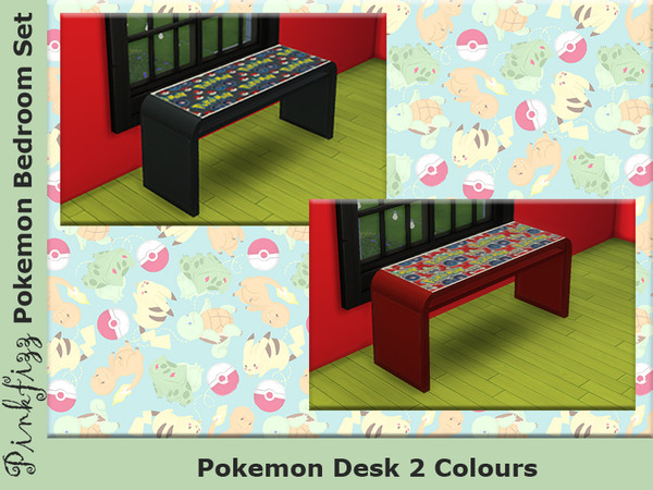 The Sims Resource | Pinkfizz Pokemon Desk..