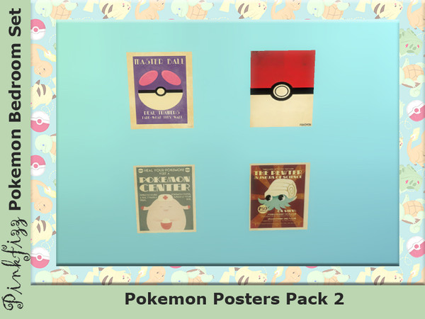 The Sims Resource | Pinkfizz Pokemon Posters V2