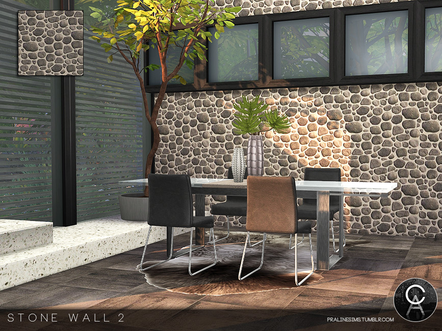 The Sims Resource - Stone Wall 2