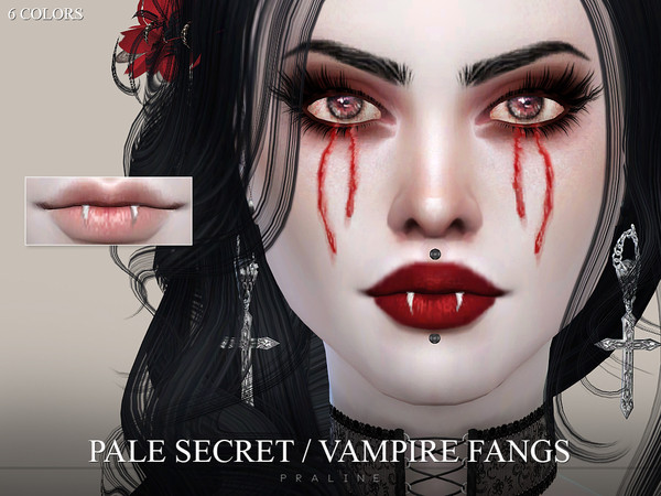 The Sims Resource | Vampire Fangs (Teeth) N01