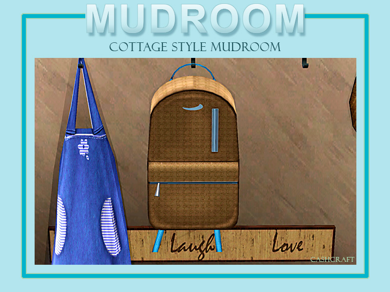 The Sims Resource | Cottage Style Mudroom Backpack